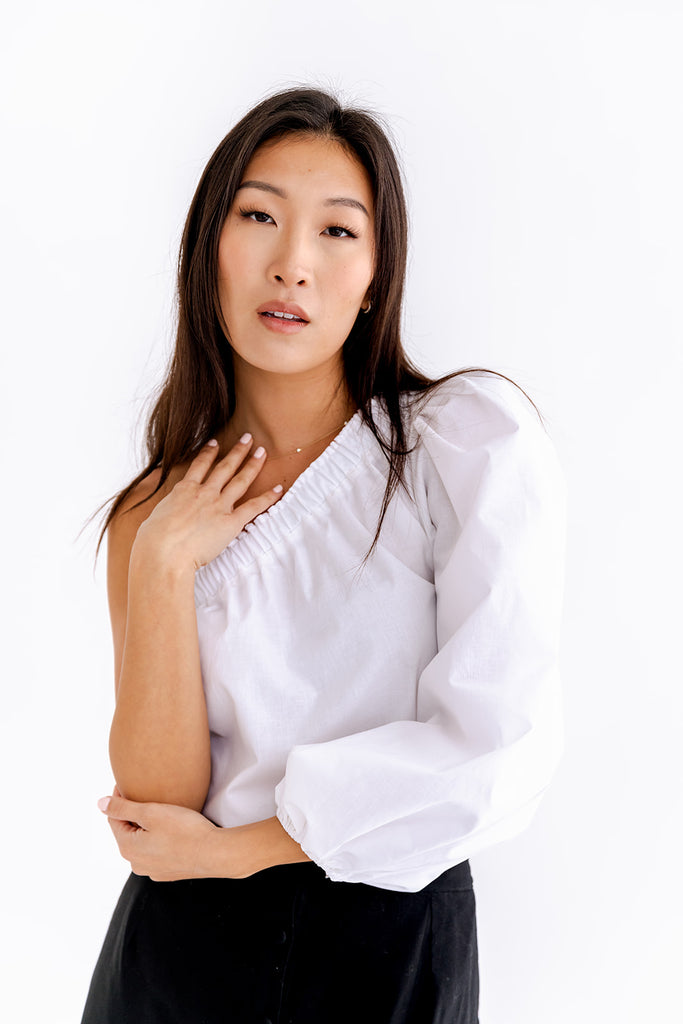 Len Top - White – Brittany Fuson