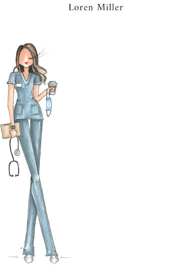 "Nurse Lo" notepad – Brittany Fuson