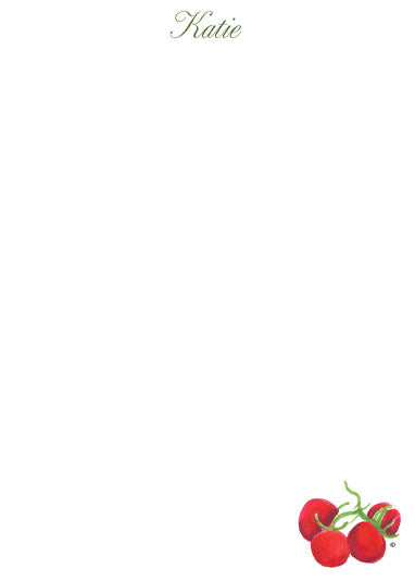 "Tomato" notepad – Brittany Fuson